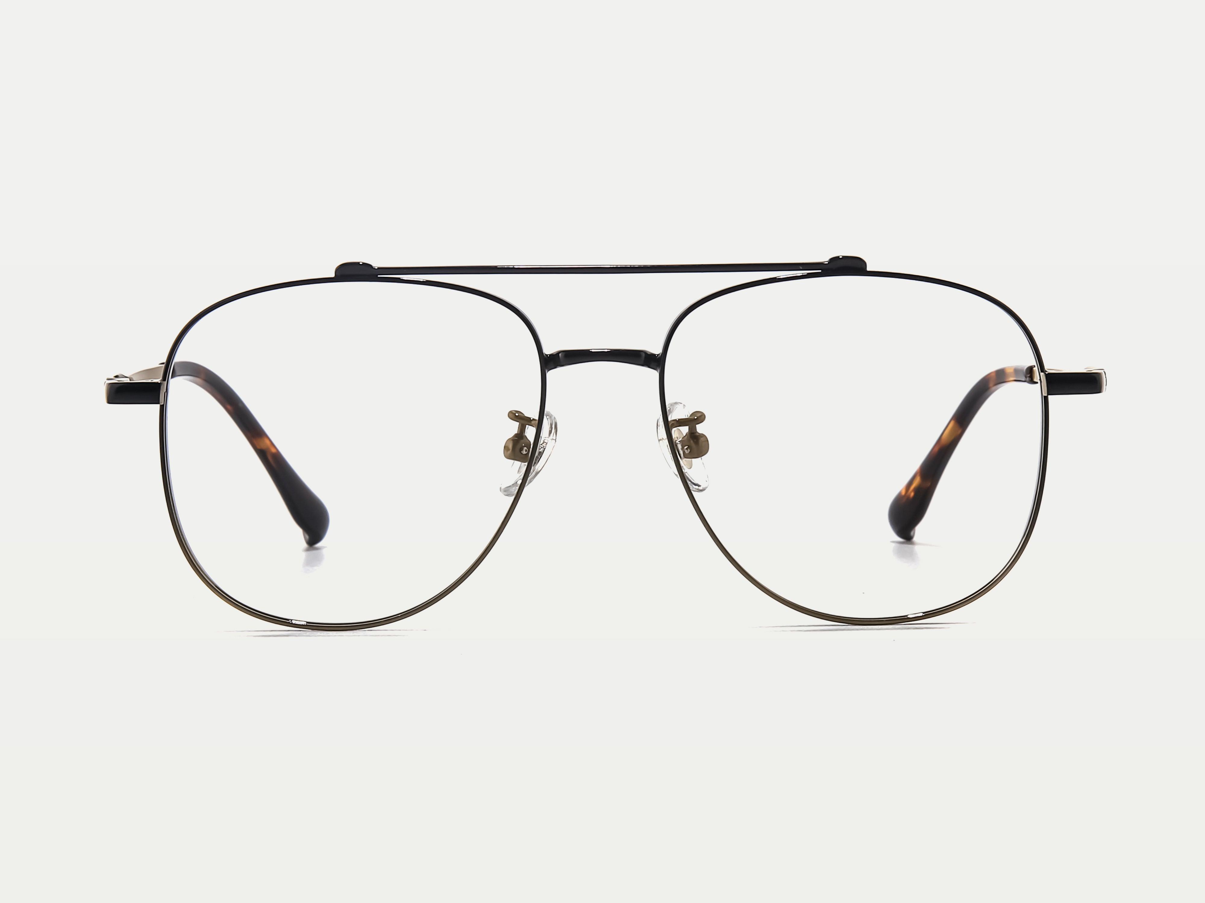 ZanyLen 2025 New Aviator Double Bridge Titanium Thin Wire Eyeglasses ...