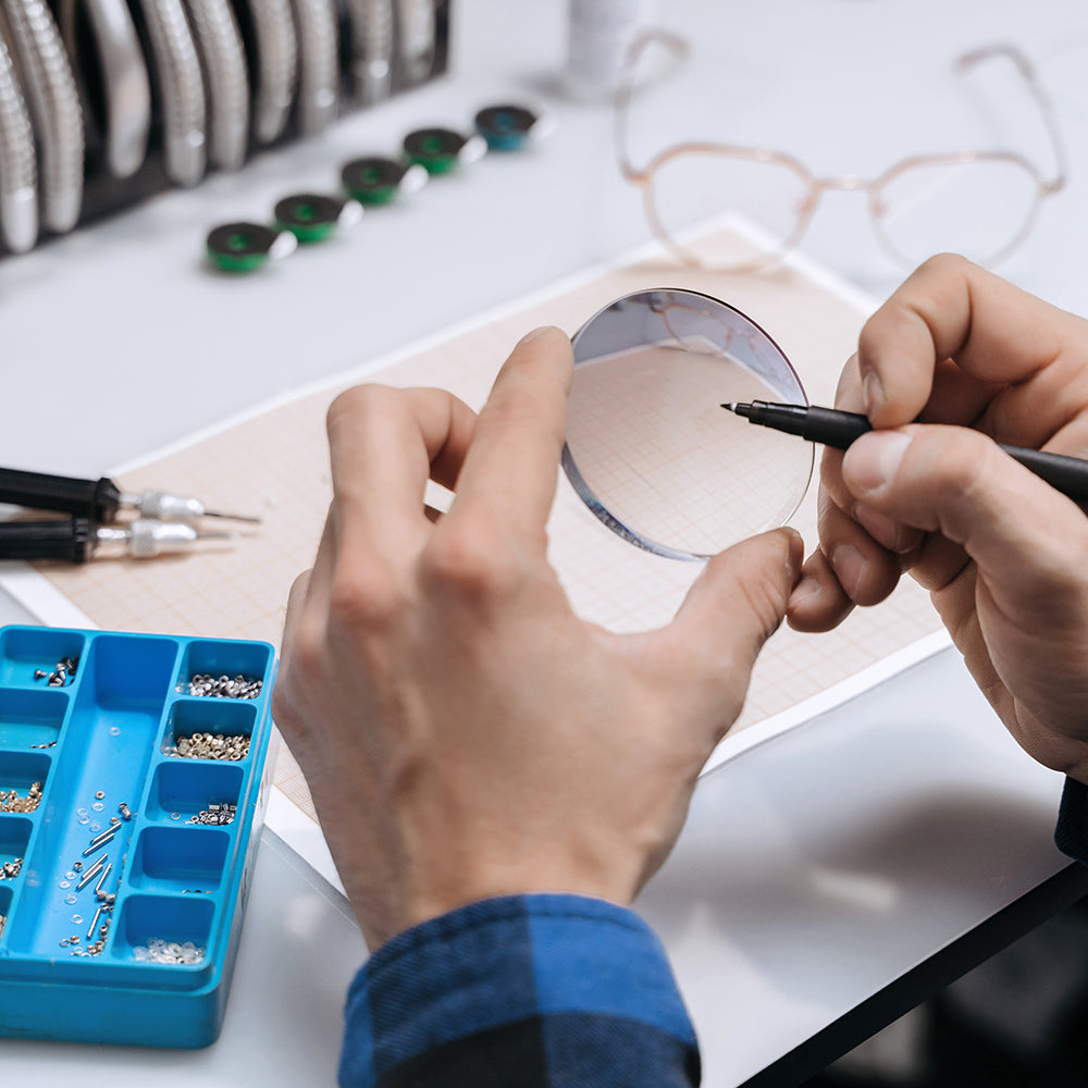 How to Replace Lenses In A Full-Rim Frame (Screwless Frame: Acetate Or ...